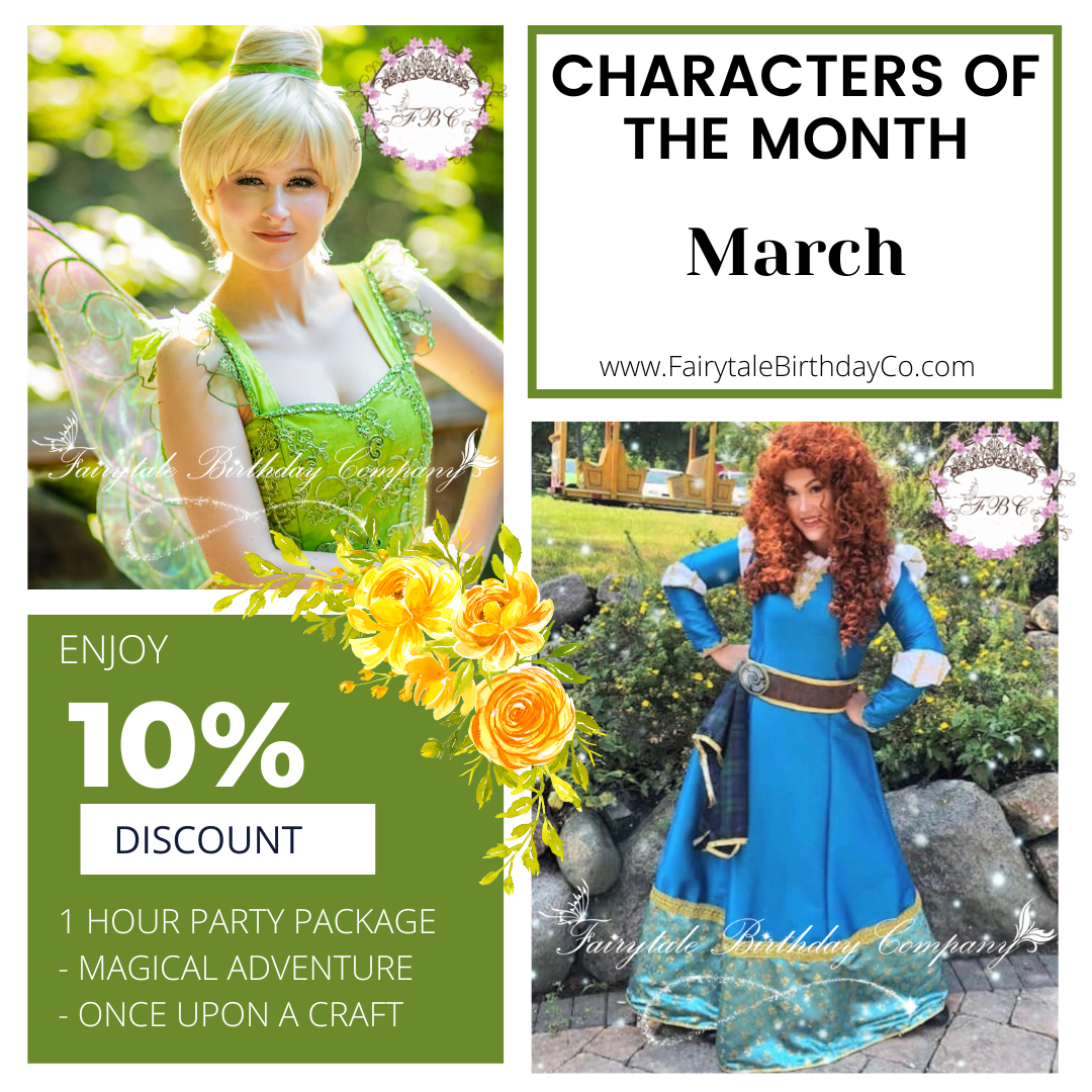 Character of the Month – Fairytale Birthday Company LLC